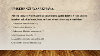 Izimo zokukhuluma izaga nezisho ngaphansi kwekhono lolimi {Izakhiwo ...