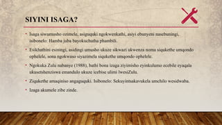 Izimo zokukhuluma izaga nezisho ngaphansi kwekhono lolimi {Izakhiwo ...