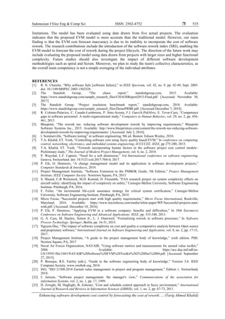 Enhancing software development cost control by forecasting the cost of ...