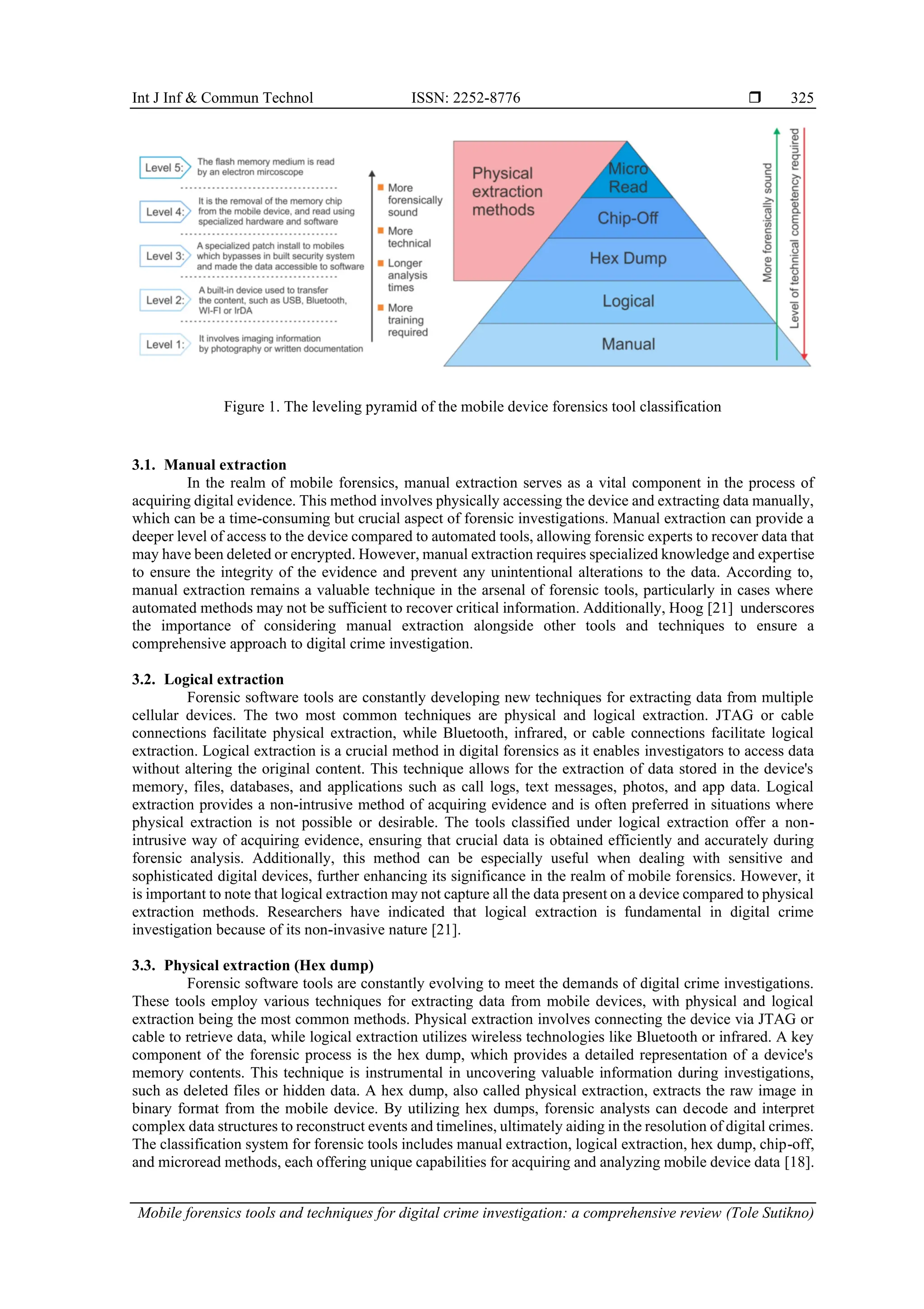 Mobile forensics tools and techniques for digital crime investigation ...
