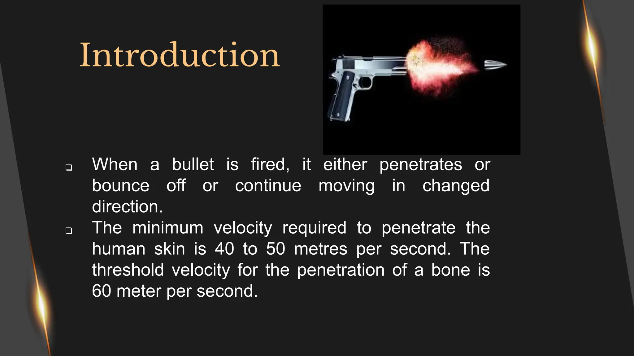 Forensic BALLISTICS # Identification of range of fire through wound ...