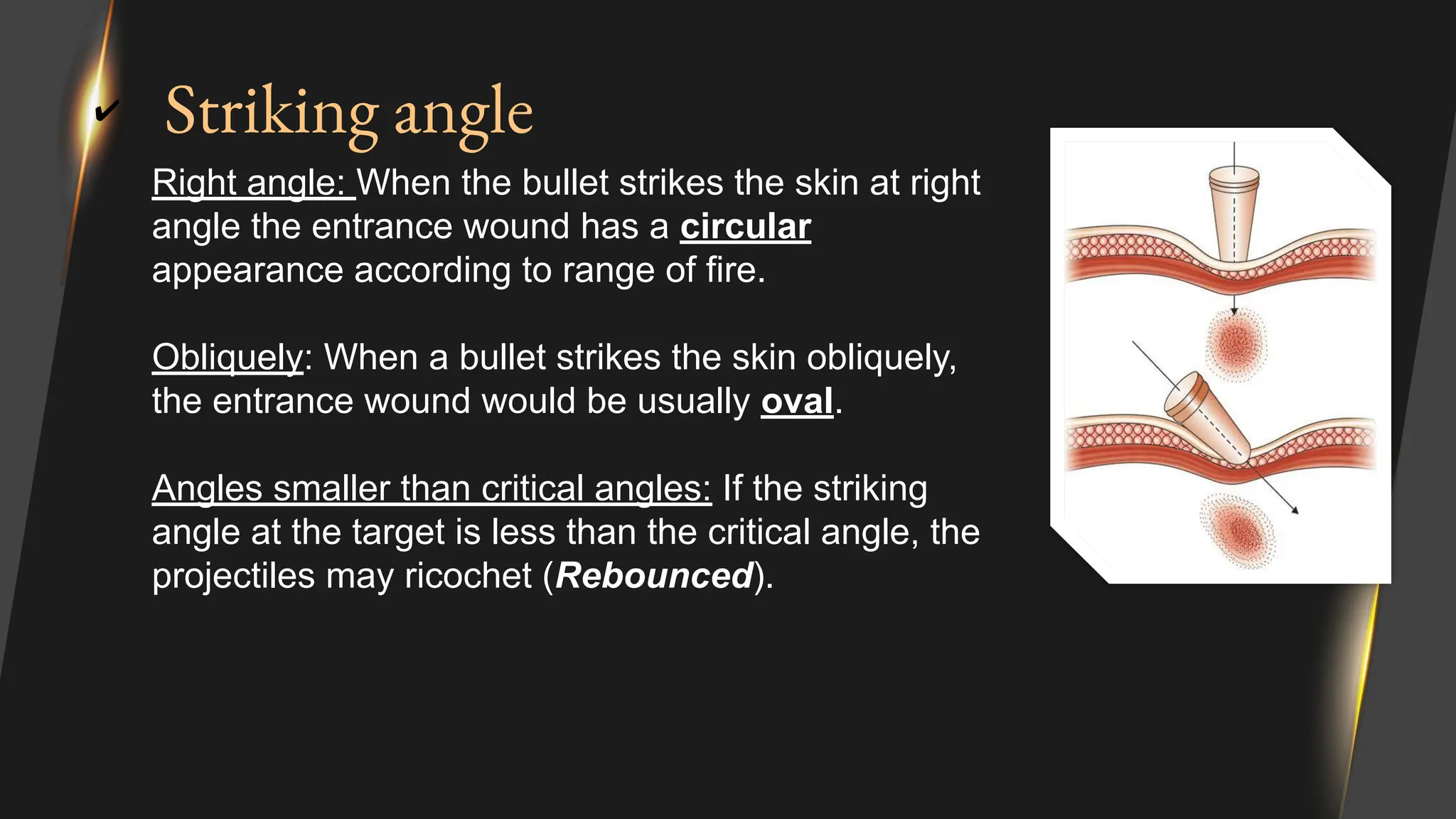Forensic BALLISTICS # Identification of range of fire through wound ...