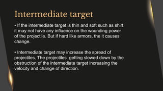 Forensic BALLISTICS # Identification of range of fire through wound ...