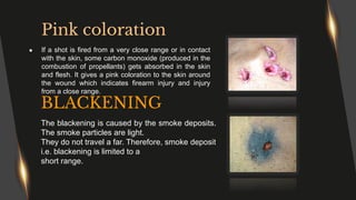Forensic BALLISTICS # Identification of range of fire through wound ...