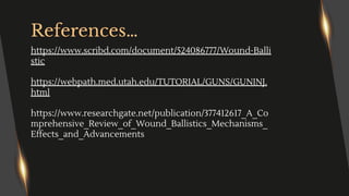 Forensic BALLISTICS # Identification of range of fire through wound ...