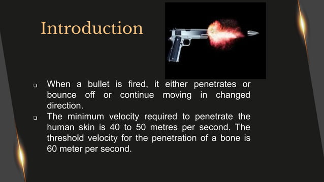 Forensic BALLISTICS # Identification of range of fire through wound ballistic | PDF
