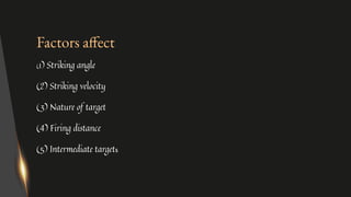 Forensic BALLISTICS # Identification of range of fire through wound ...