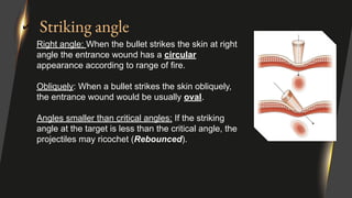 Forensic BALLISTICS # Identification of range of fire through wound ...