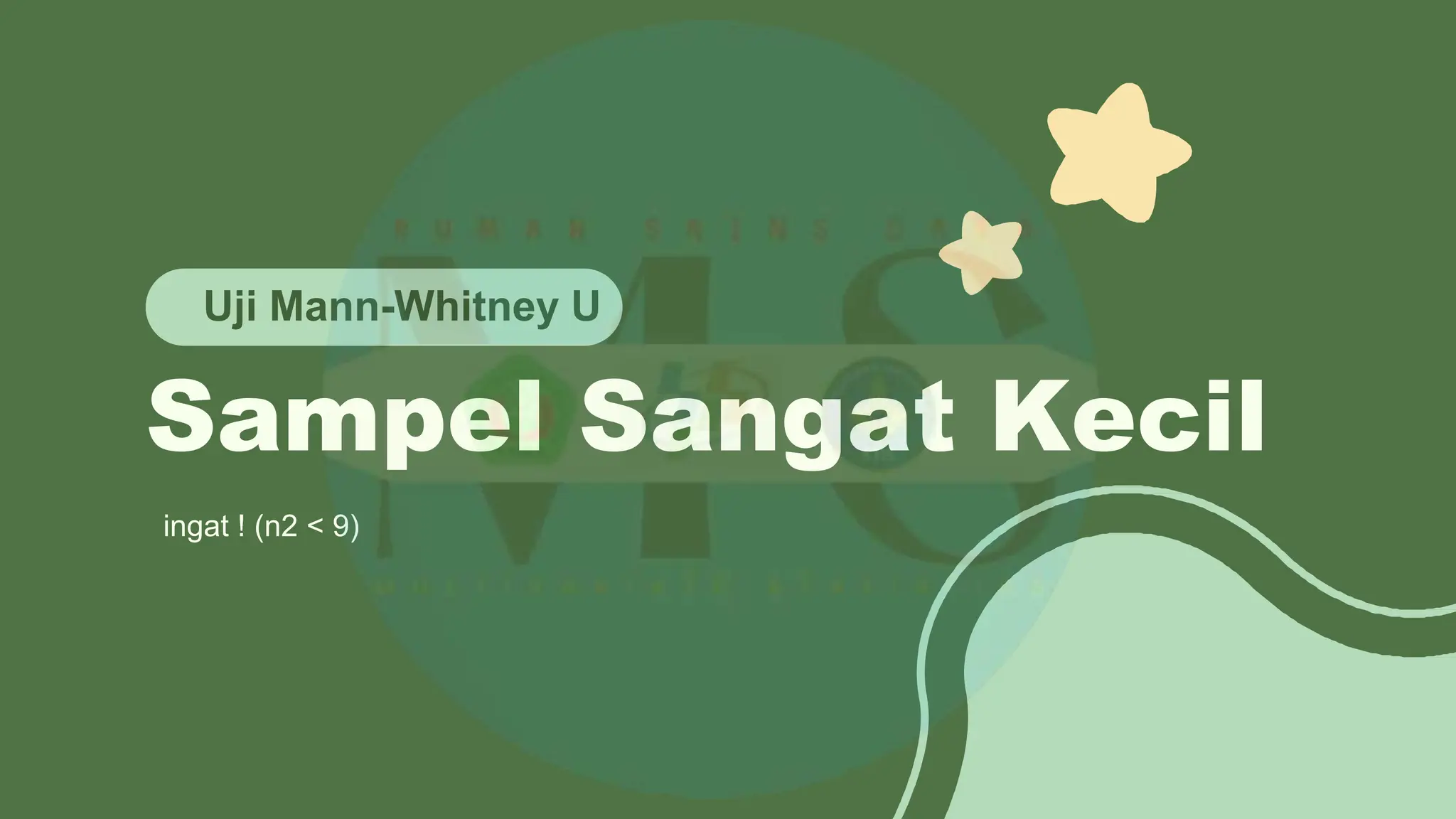 Metode Statistika non parametrik pada dua kelompok sampel.pptx