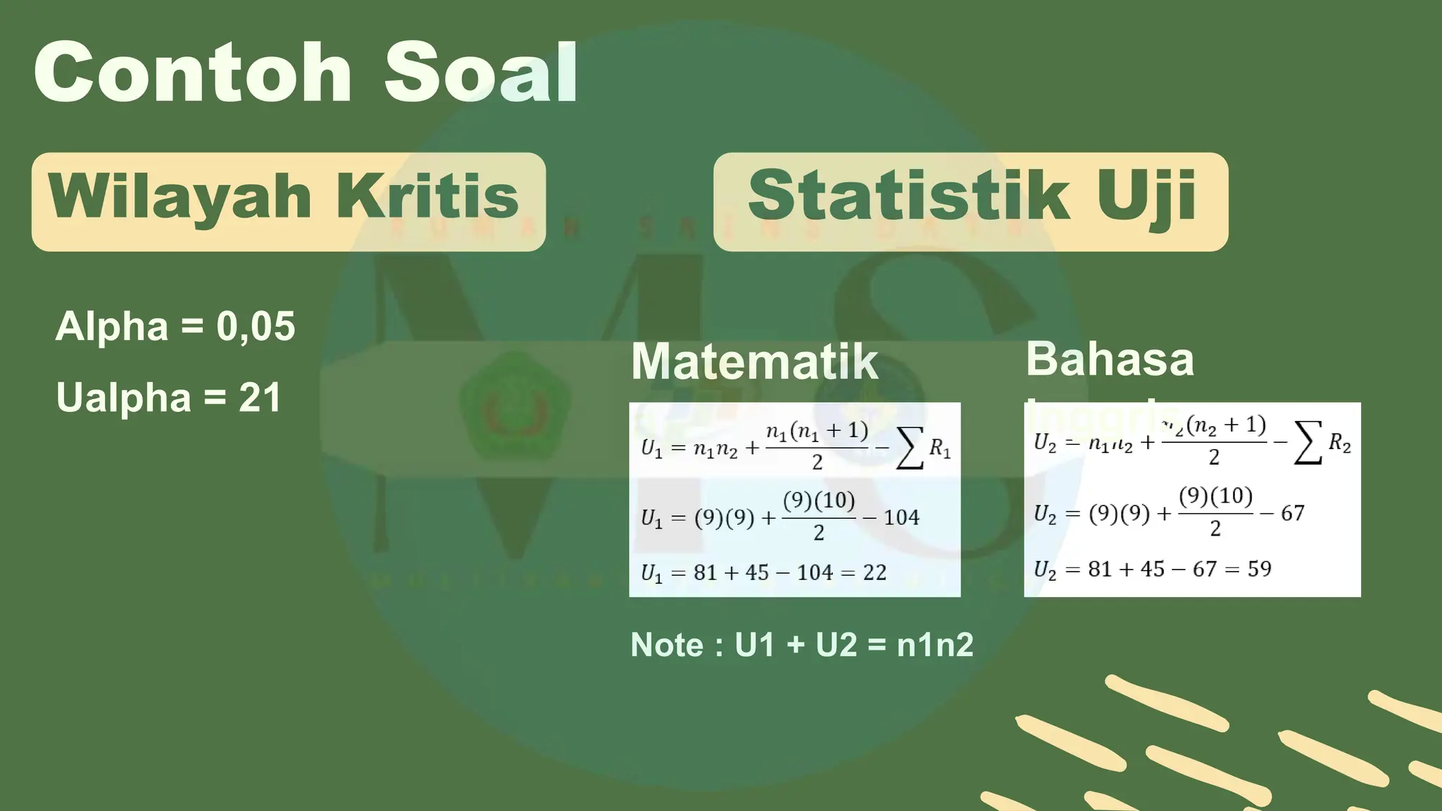 Metode Statistika non parametrik pada dua kelompok sampel.pptx
