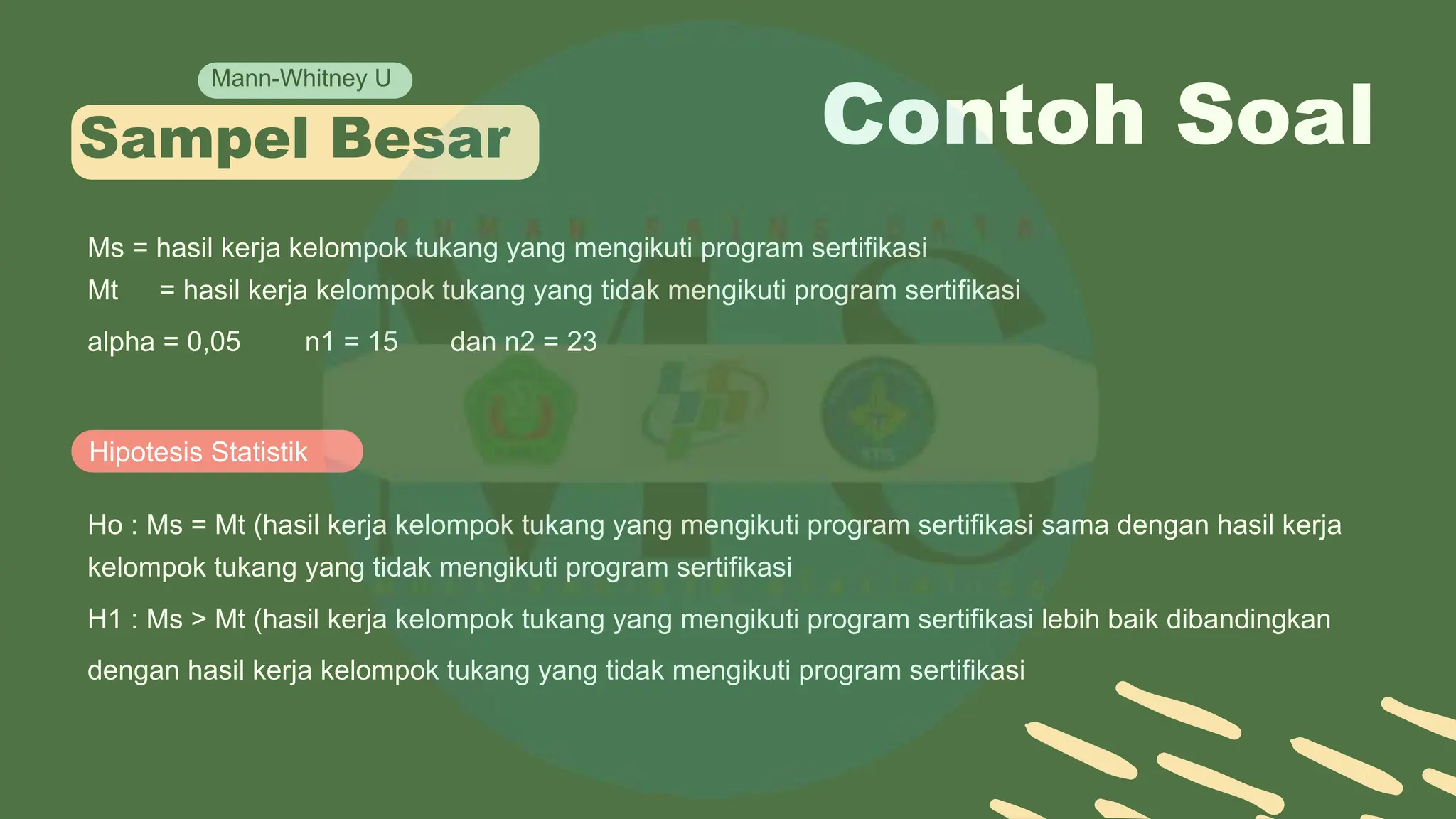 Metode Statistika non parametrik pada dua kelompok sampel.pptx