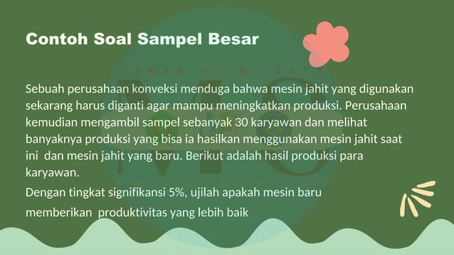 Metode Statistika non parametrik pada dua kelompok sampel.pptx