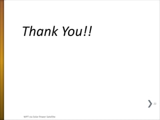 Solar Power Satellite | PPTX