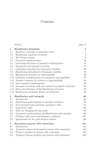 Hamiltonian Mechanics Of Gauge Systems Lv Prokhorov Sv Shabanov | PDF