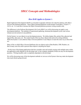 RAD - System i - Presentation | PDF