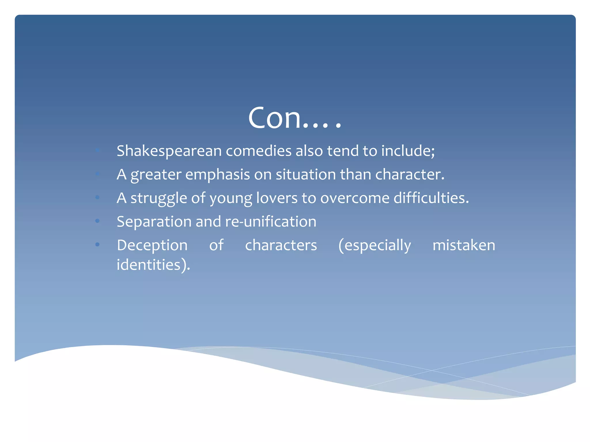 Merchant of venice as a comedy | PPTX