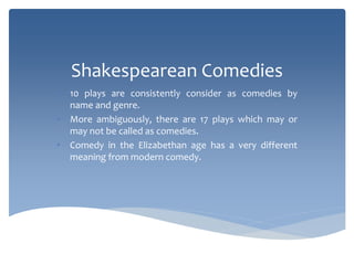 Merchant of venice as a comedy | PPTX