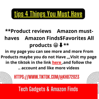 tips 4 Things You Must Have | PDF