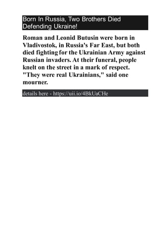 Two Brothers Ukraine | DOCX