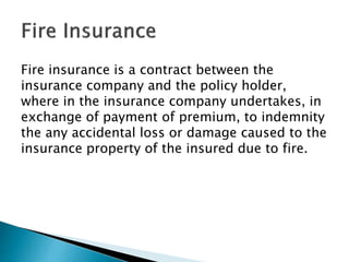 Insurance Types of insurance and its benefits | PPTX