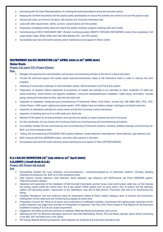 E&I QA QC SUPERVISOR....ORGINAL 2 | PDF