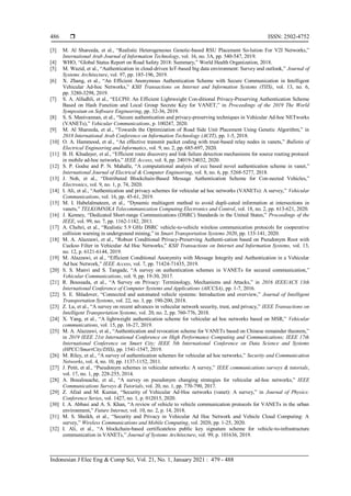 Security schemes based on conditional privacy-preserving vehicular ad hoc networks | PDF