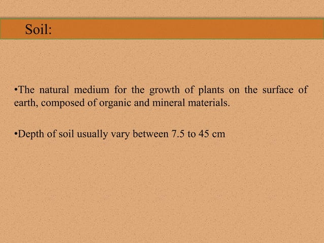 Soil And Mixing preparation | PPTX