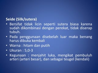 222312121 cara-menjahit-luka-jenis-benang-dan-jarum-jahit | PPTX