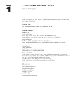 Intro to Graphic Design syllabus | PDF