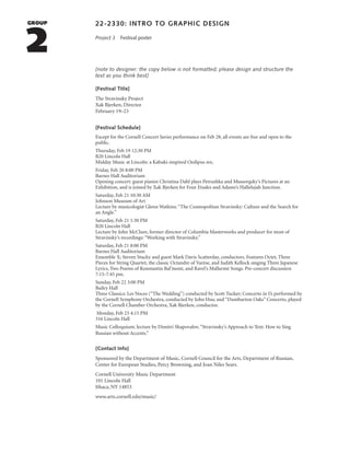 Intro to Graphic Design syllabus | PDF