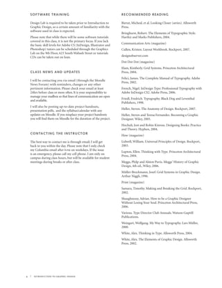 Intro to Graphic Design syllabus | PDF