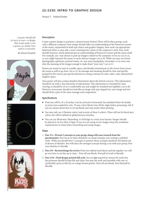 Intro to Graphic Design syllabus | PDF