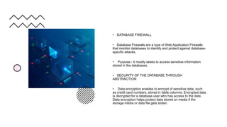 Database Security Presentation Why database Security is important | PPTX