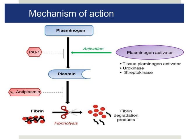 Pharmacology - Fibrinolytics powerpoint presentation | PPTX | Blood ...
