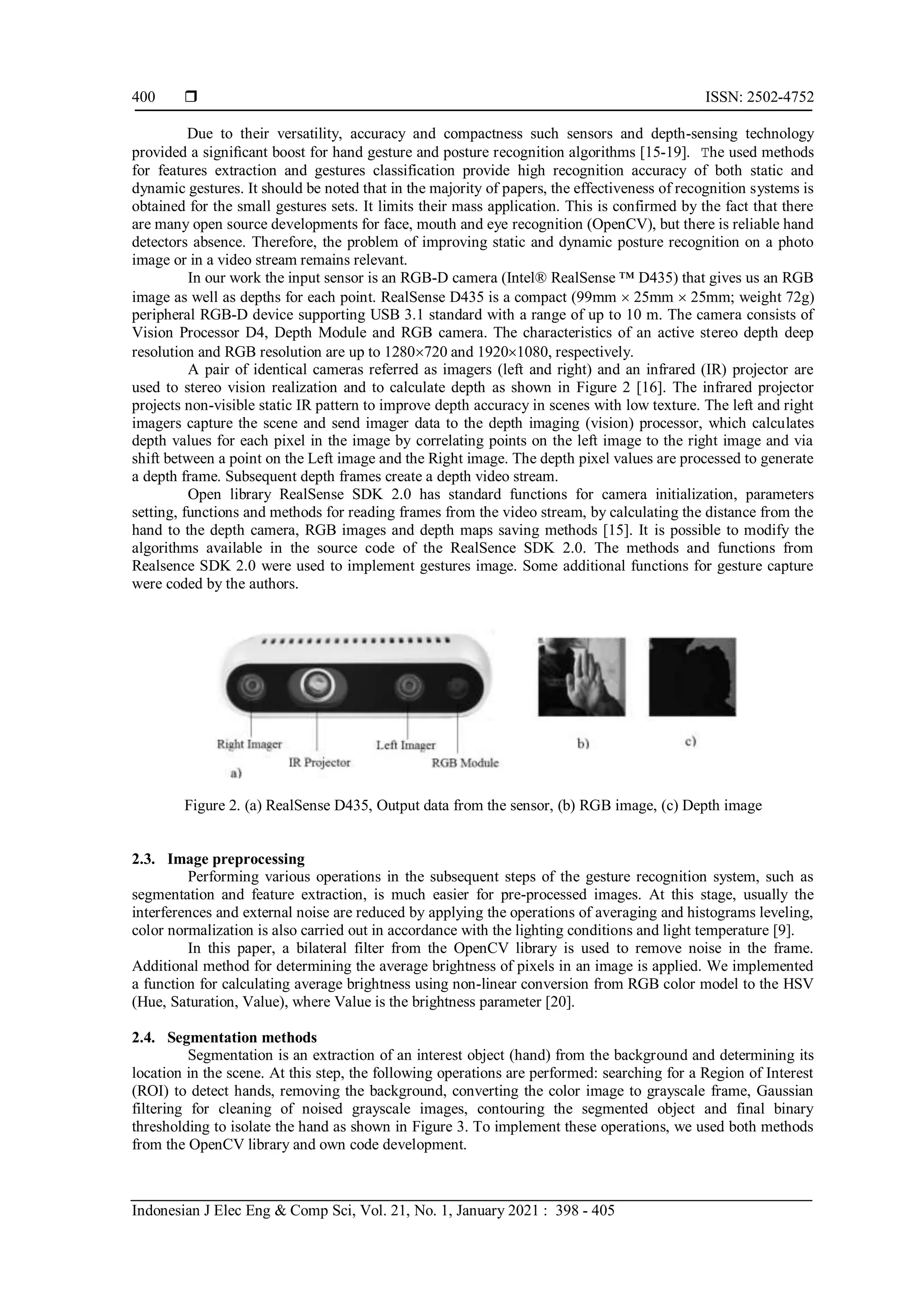 Deep learning based static hand gesture recognition | PDF
