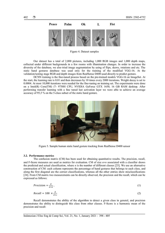 Deep learning based static hand gesture recognition | PDF