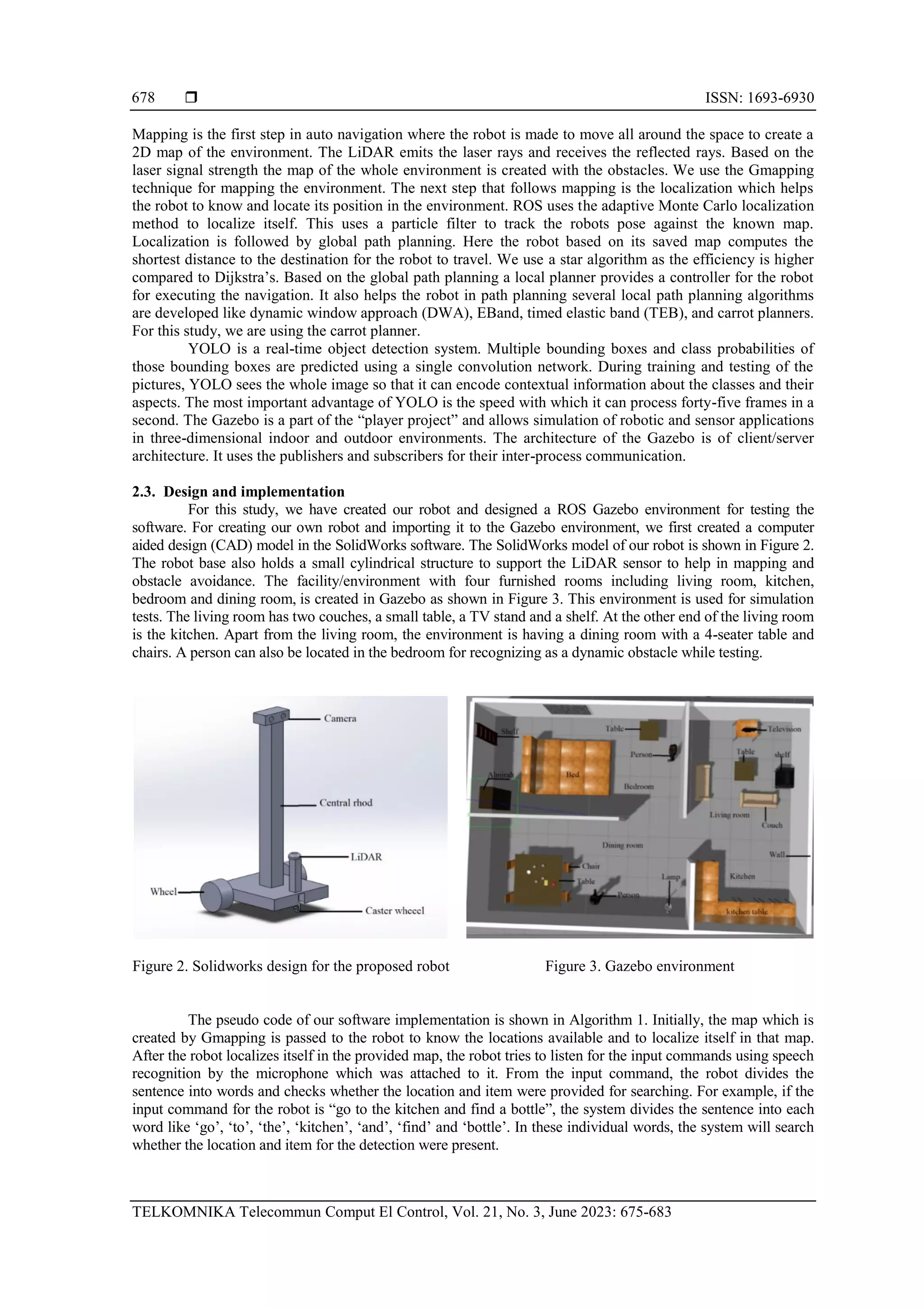 Robot Operating System Based Autonomous Navigation Platform With Human Robot Interaction Pdf