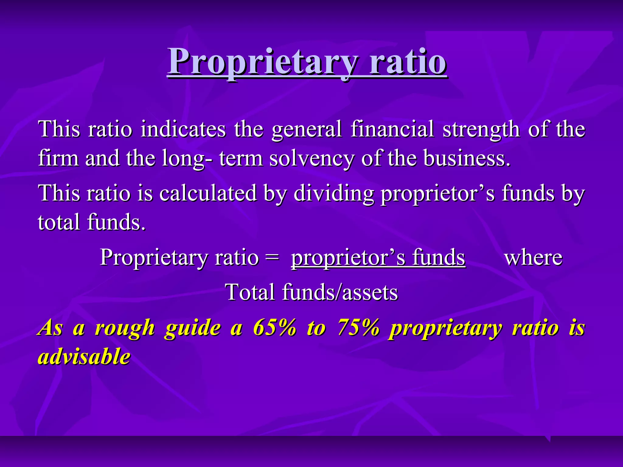 22244718 ratio-analysis-ppt | PPT