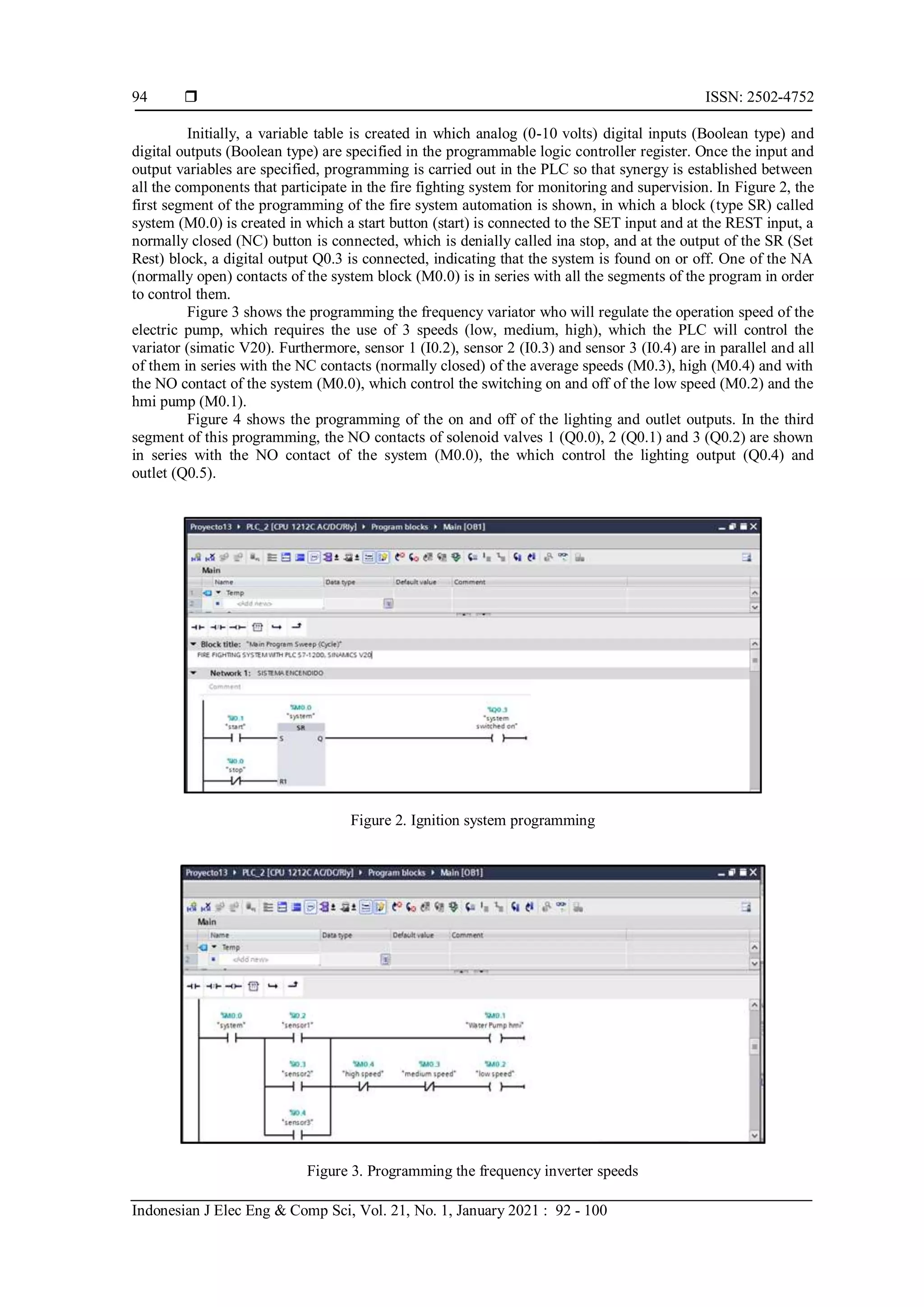Supervision and control by SCADA of an automated fire system | PDF