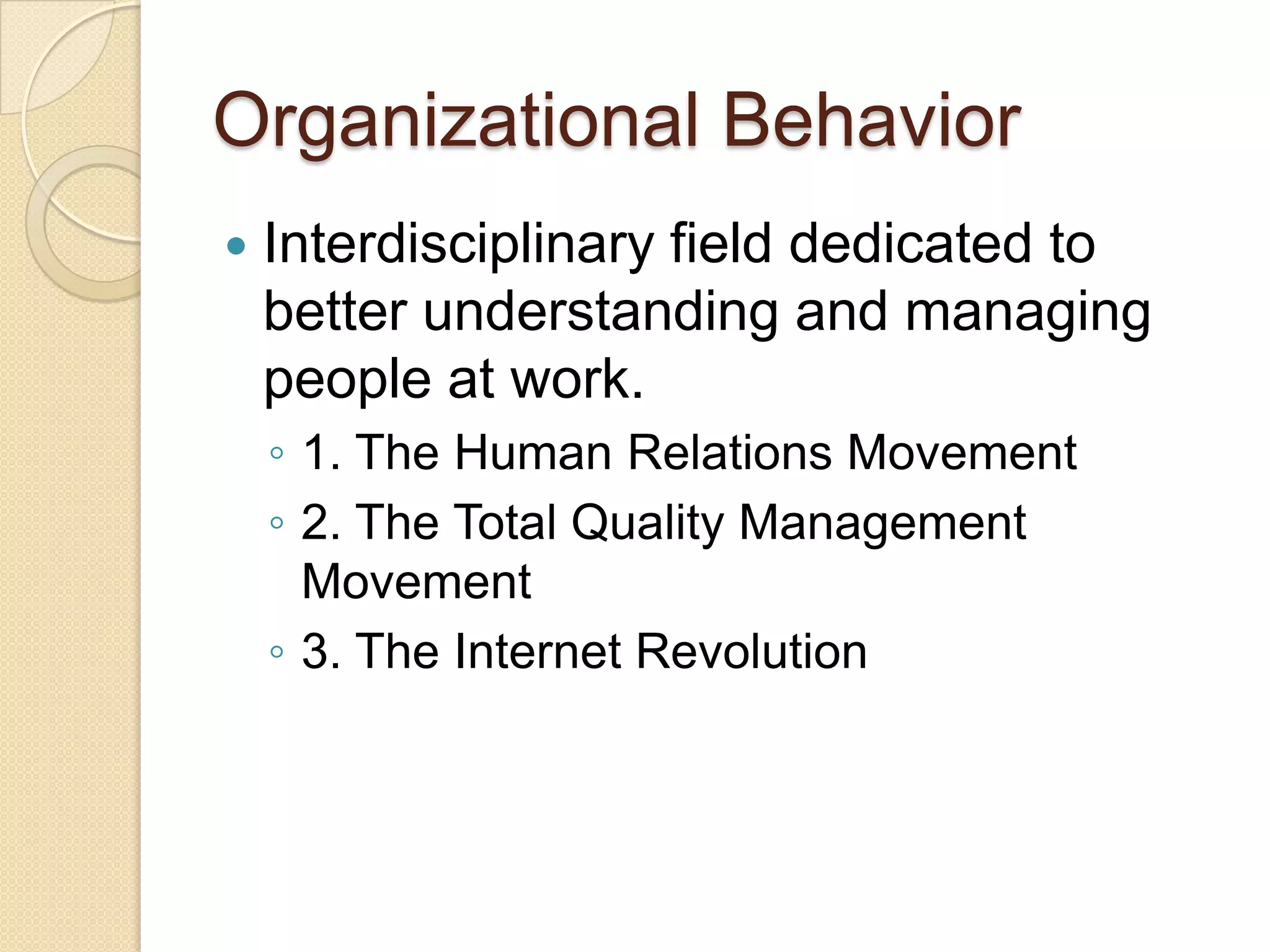 Human-behavior-in-Organization by Parts | PPTX