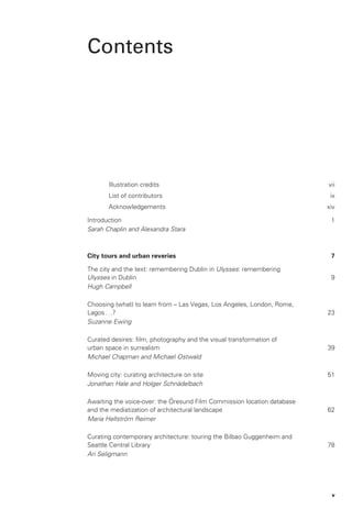 Curating Architecture And The City Sarah Chaplin Alexandra Stara | PDF