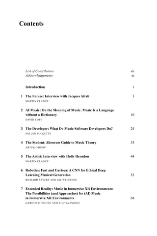 Artificial Intelligence And Music Ecosystem Martin Clancy | PDF