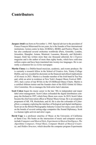 Artificial Intelligence And Music Ecosystem Martin Clancy | PDF