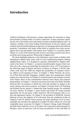 Artificial Intelligence And Music Ecosystem Martin Clancy | PDF