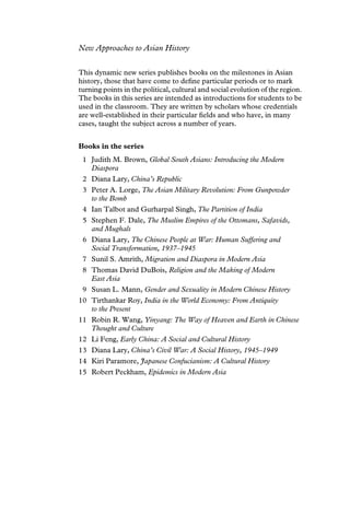 Japanese Confucianism A Cultural History Kiri Paramore | PDF