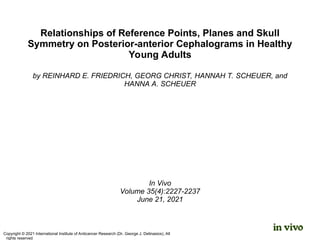 Skull symmetry. Plans. .ppt