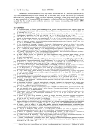 A novel fuzzy logic control for a zero current switching-based buck converter to mitigate ...