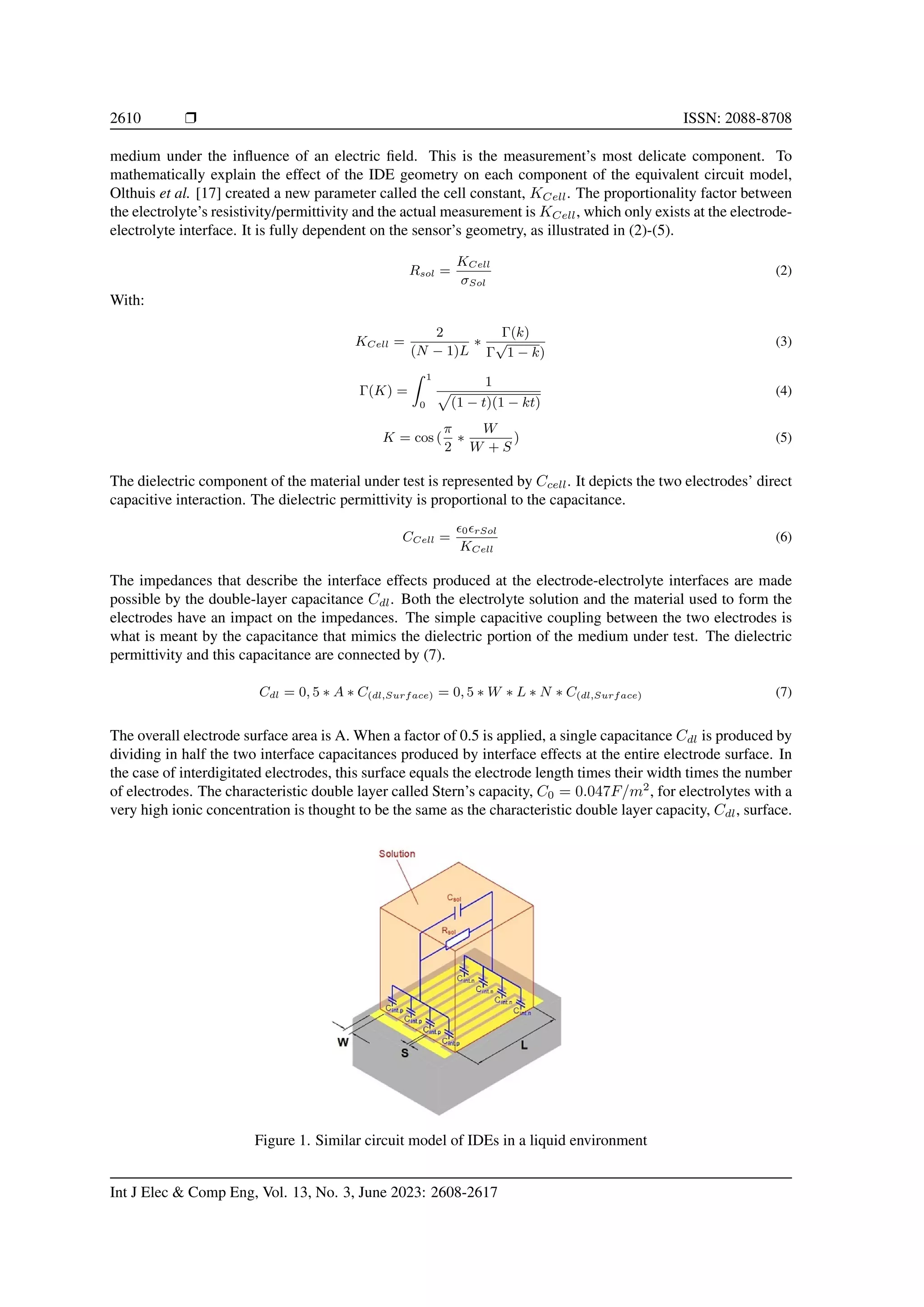 Optimal interdigitated electrode sensor design for biosensors using ...
