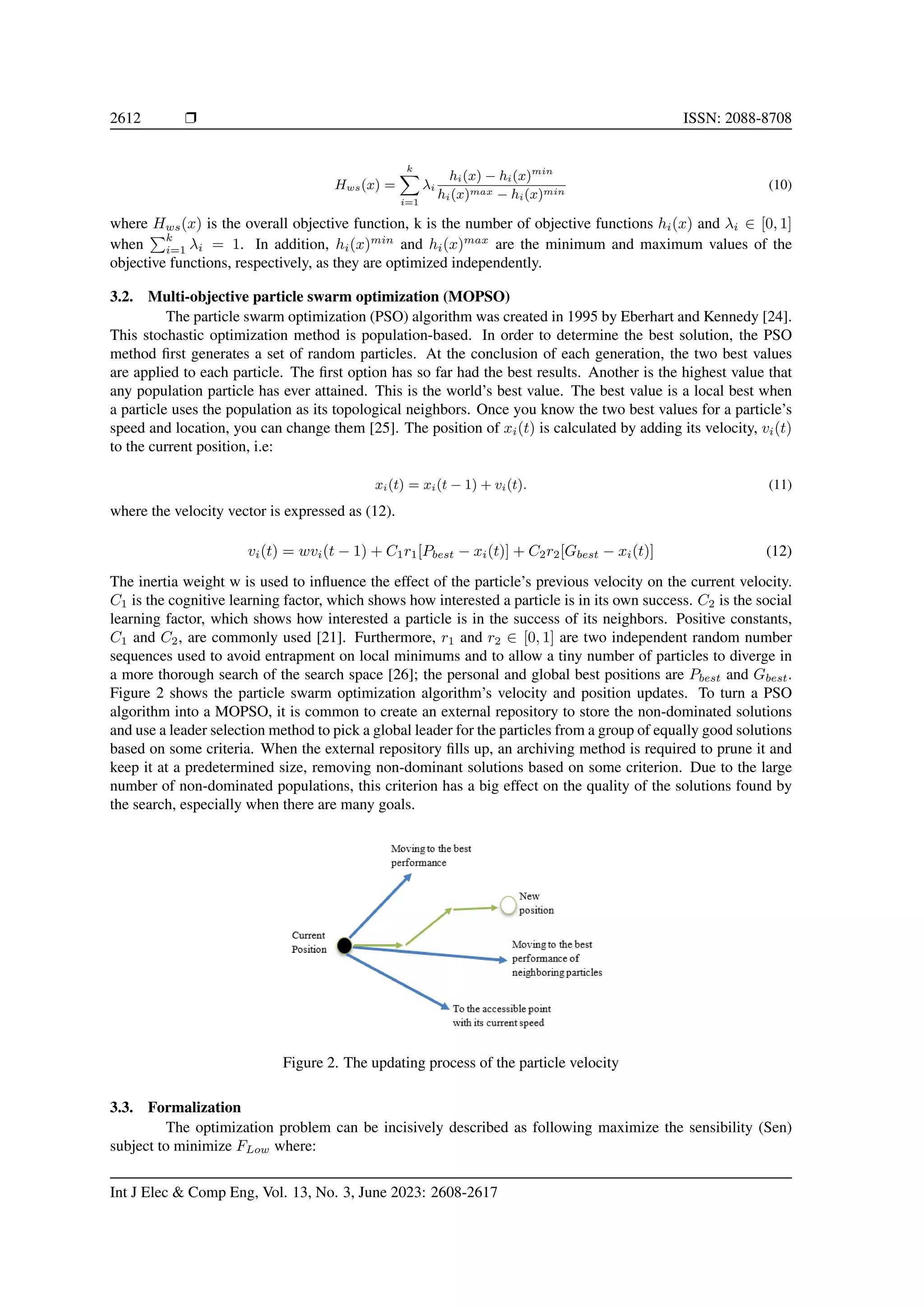 Optimal interdigitated electrode sensor design for biosensors using multi-objective particle ...
