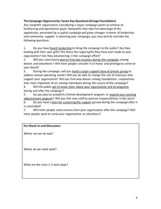 CAPITAL CAMPAIGN PLANNING AND PREPARATION | DOCX